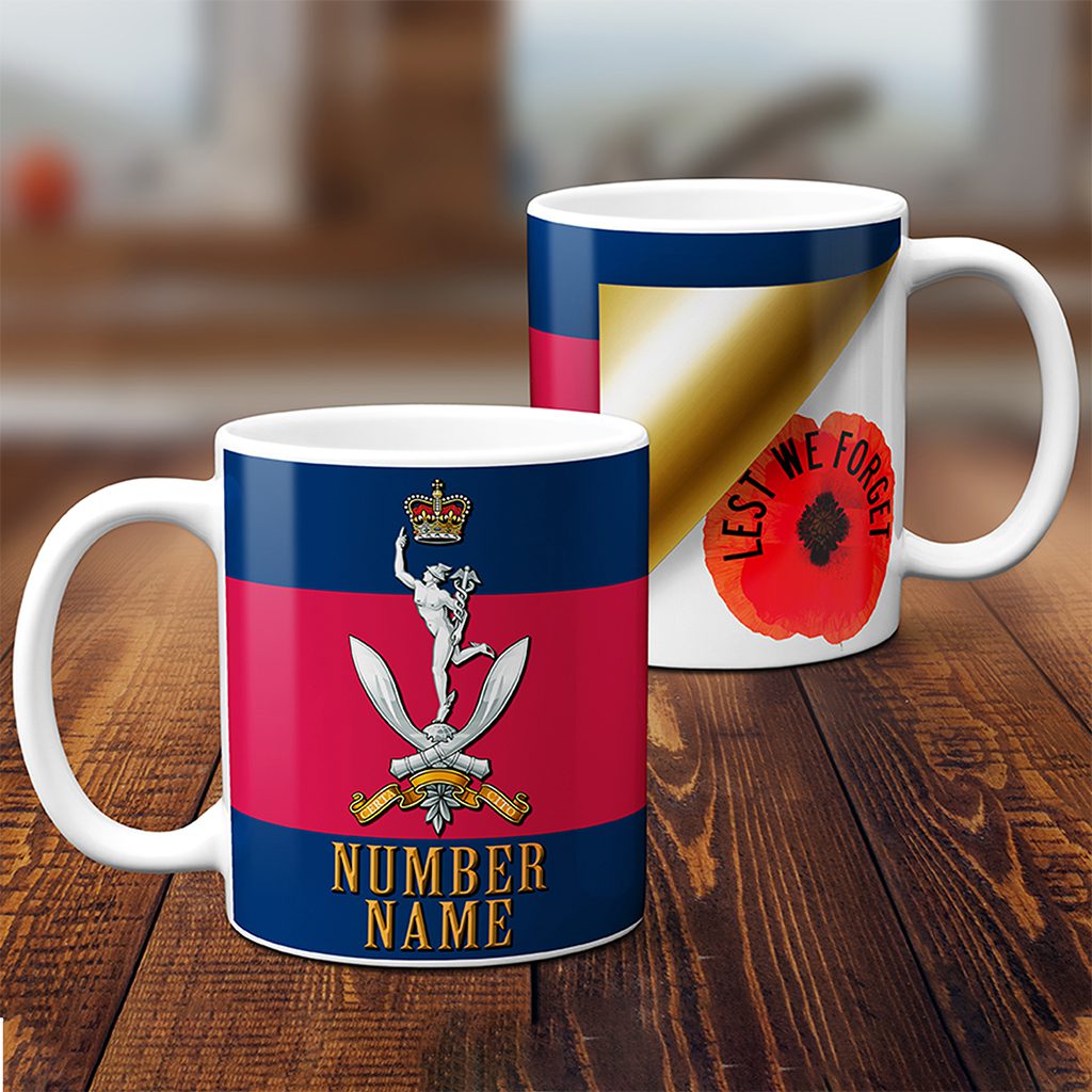 Personalised Queen's Gurkha Signals Military Mug TRM78 - Personalised Gift